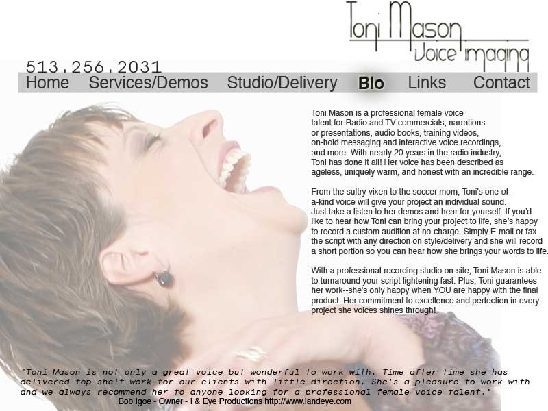 Toni Mason Voice Imaging